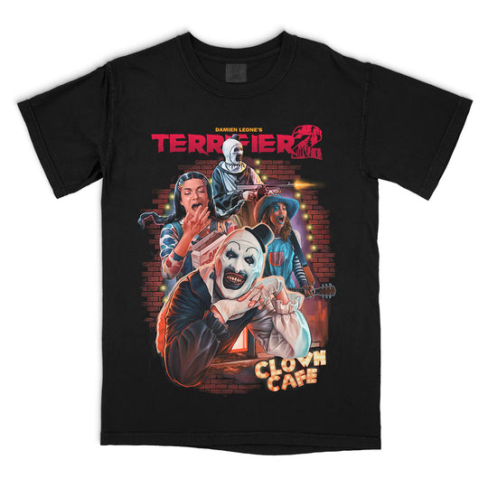 Terrifier 2 Clown Cafe T-Shirt – TerrorThreads