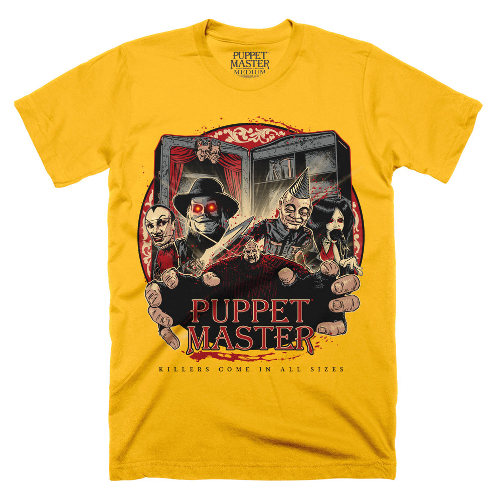 Puppet Master Killers Come In All Sizes T-Shirt – TerrorThreads
